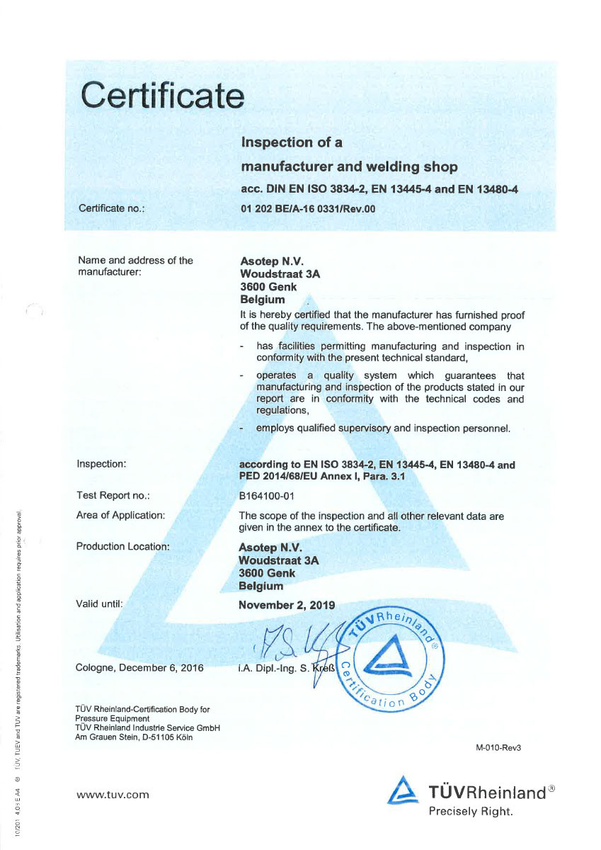 Kwaliteit en Veiligheid | Asotep